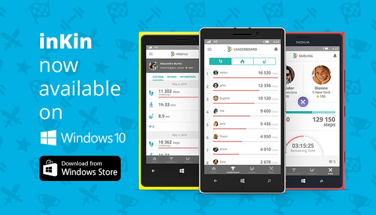 inKin Windows App Is Live | inKin Social Fitness Platform